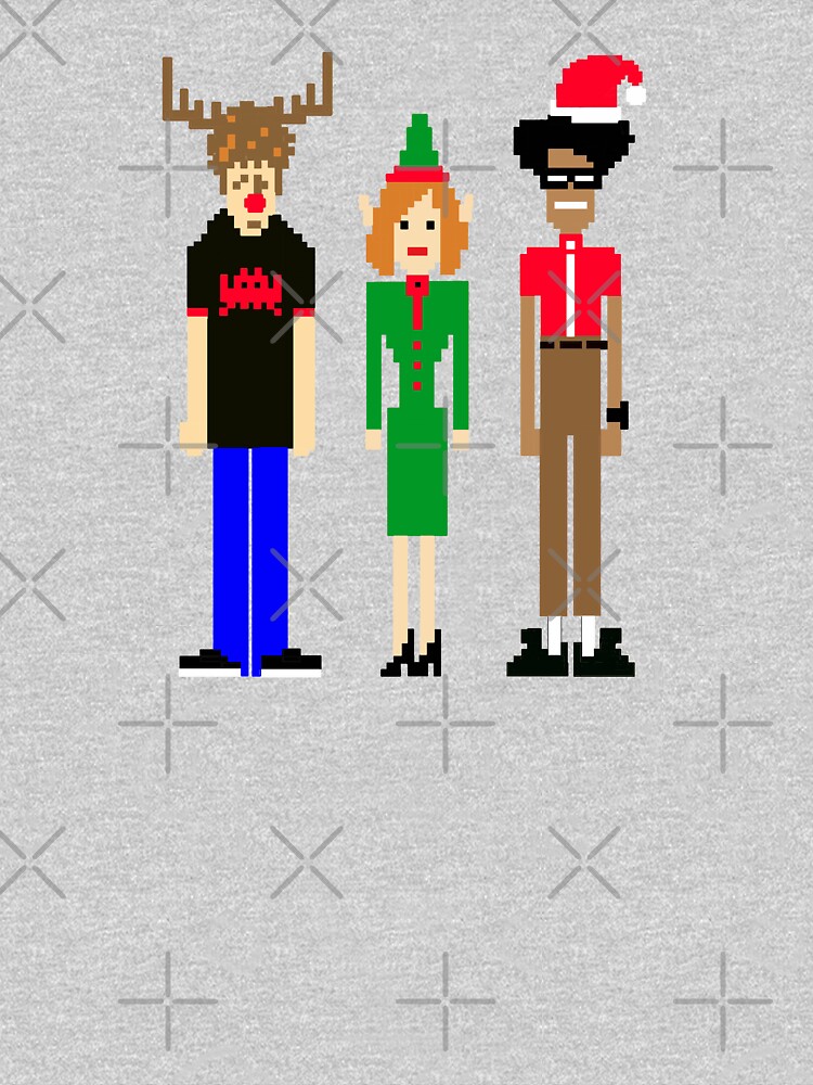 "8-Bit Christmas IT Crowd" T-shirt for Sale by Ruddyposting ...