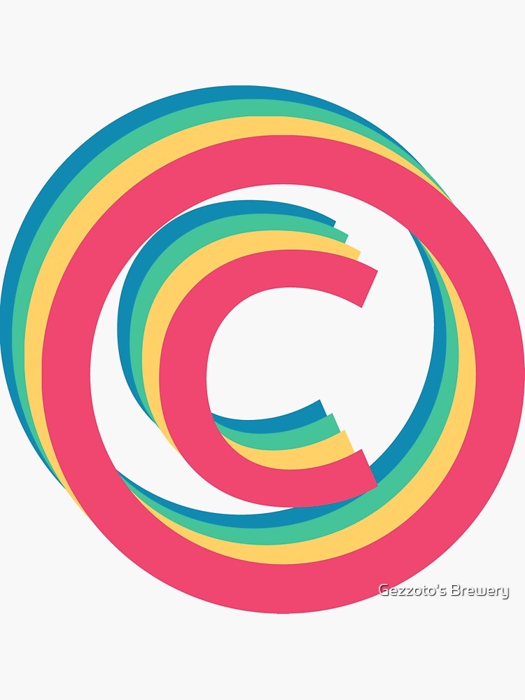 "Copy of Copy of Copyrighted© [Parody] [Fan Art]" Sticker for Sale by ...