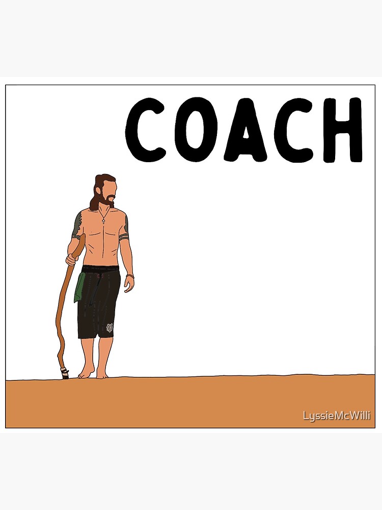 "Coach / the Dragon Slayer from Survivor: Tocantins Sticker" Sticker ...