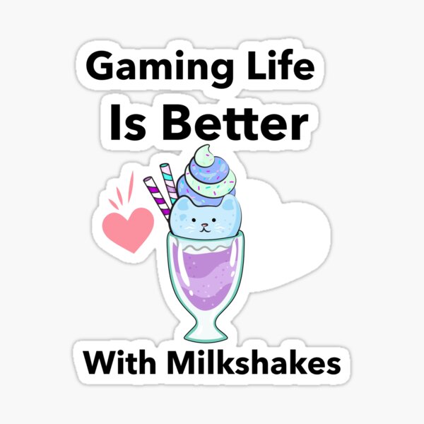 "Cute Kawaii, Anime, Manga Milkshake Lover Gift for Gamer "Gaming Life ...
