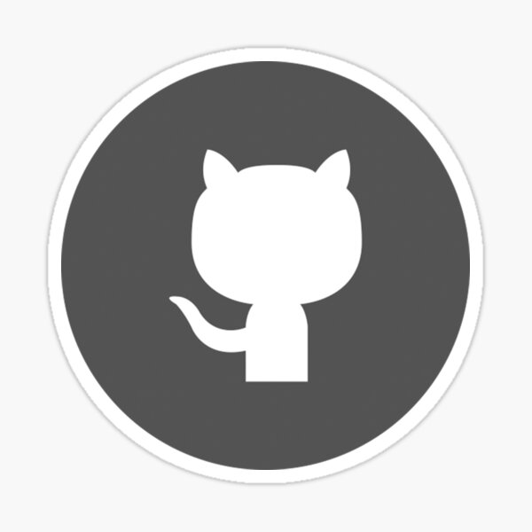 "GitHub Logo" Sticker for Sale by DevGoodies | Redbubble