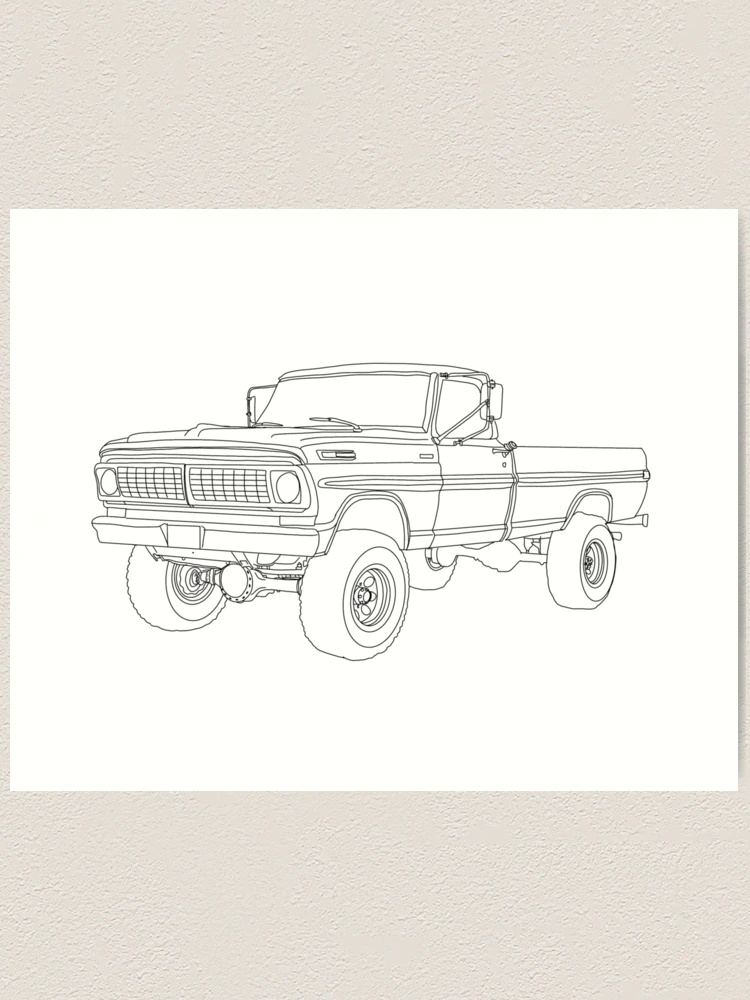 How To Draw A Lifted Ford Truck 101 Best Images About Drawing Of Ford