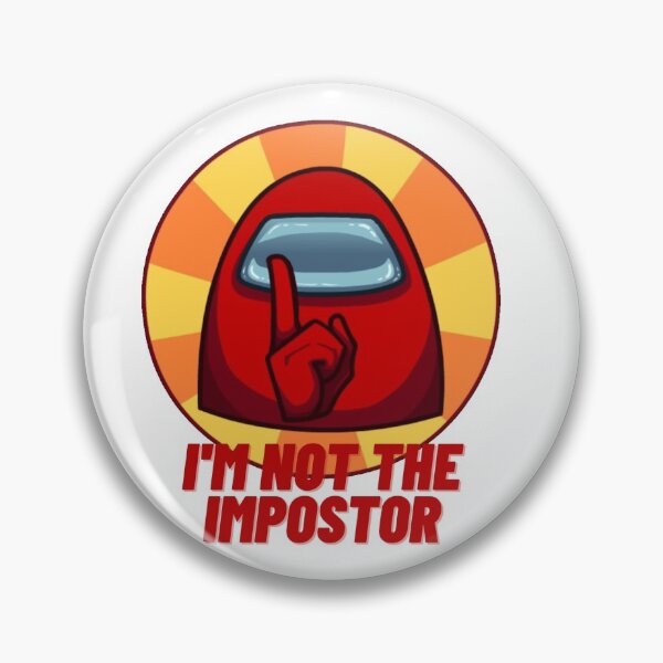 Among Us Not The Impostor Pins and Buttons | Redbubble
