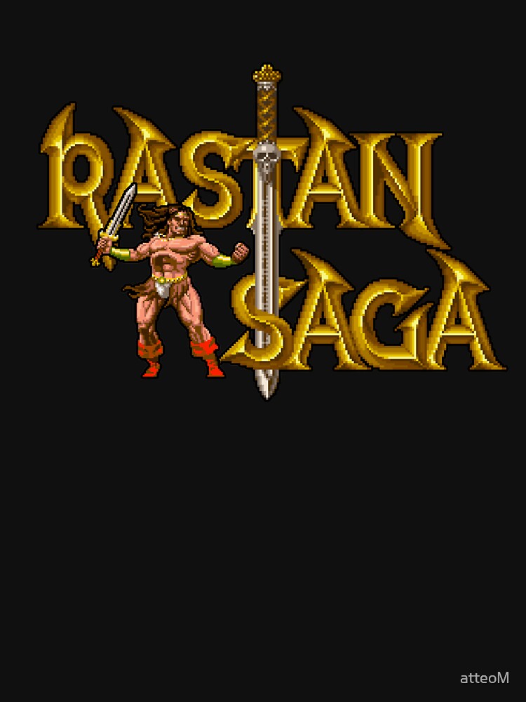 "Rastan Saga" T-shirt for Sale by atteoM | Redbubble | dvg t-shirts ...