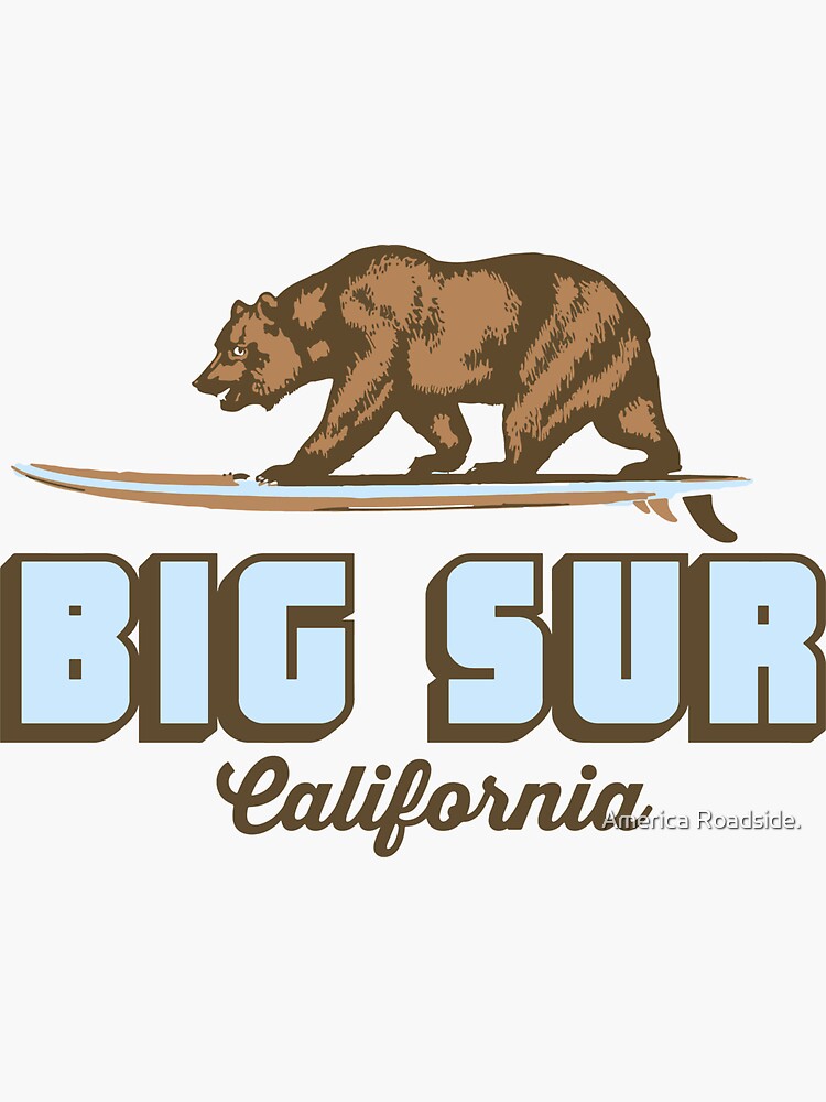 "Big Sur." Sticker by ishore1 | Redbubble
