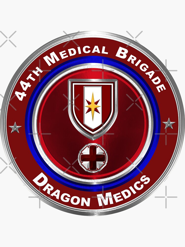 "44th Medical Brigade-Dragon Medics" Sticker for Sale by SoldierAlways ...