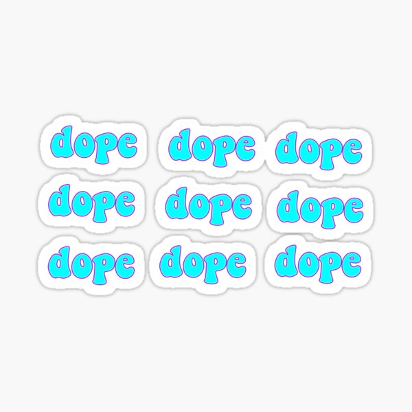 "Dope Sticker Pack " Sticker by theiconicdragon | Redbubble