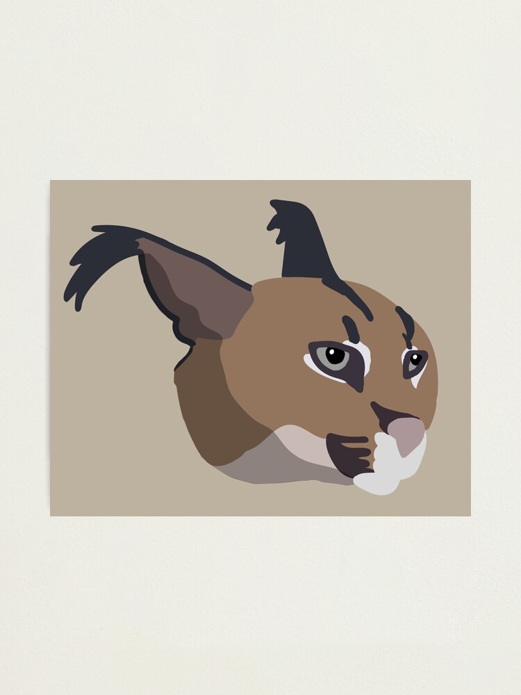 "Big Floppa Side Profile" Photographic Print by Maxtown | Redbubble