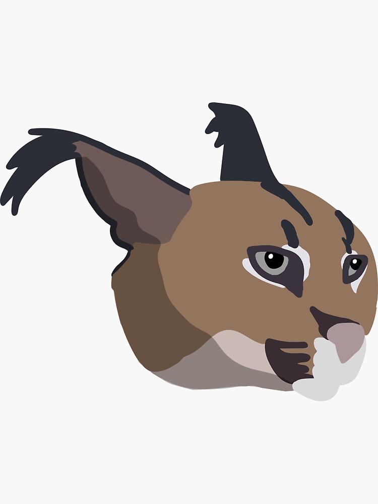 Pegatina «Perfil lateral Big Floppa» de Maxtown | Redbubble