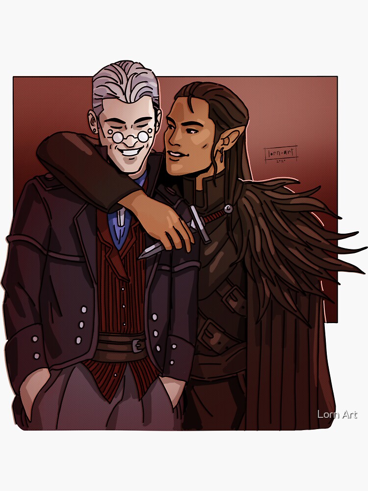 "Vax and percy" Sticker for Sale by Lornarc | Redbubble
