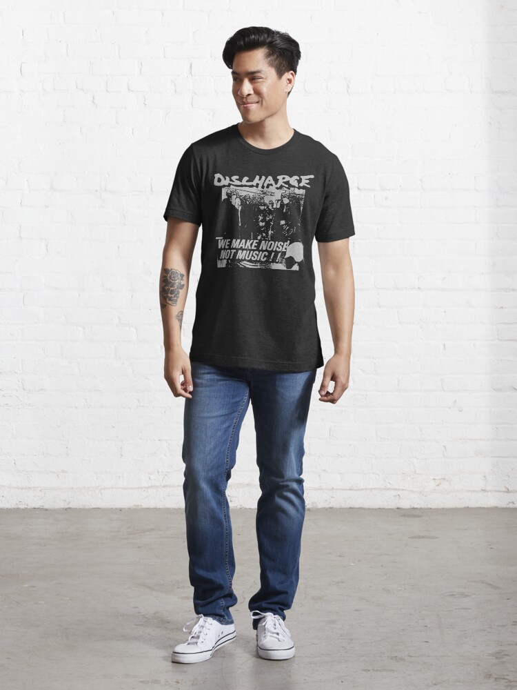 "Discharge - We Make Noise Not Music" T-shirt for Sale by BristolHummm ...
