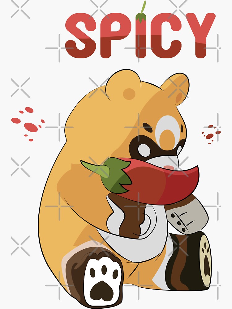 "Genshin impact Xiangling Guoba " Sticker by Migi-Desu | Redbubble