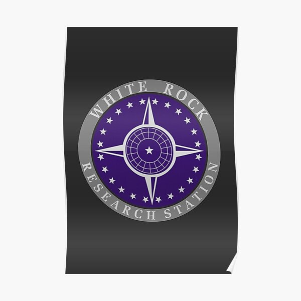 "Stargate SGI White Rock" Poster by Ravensclaw3 | Redbubble