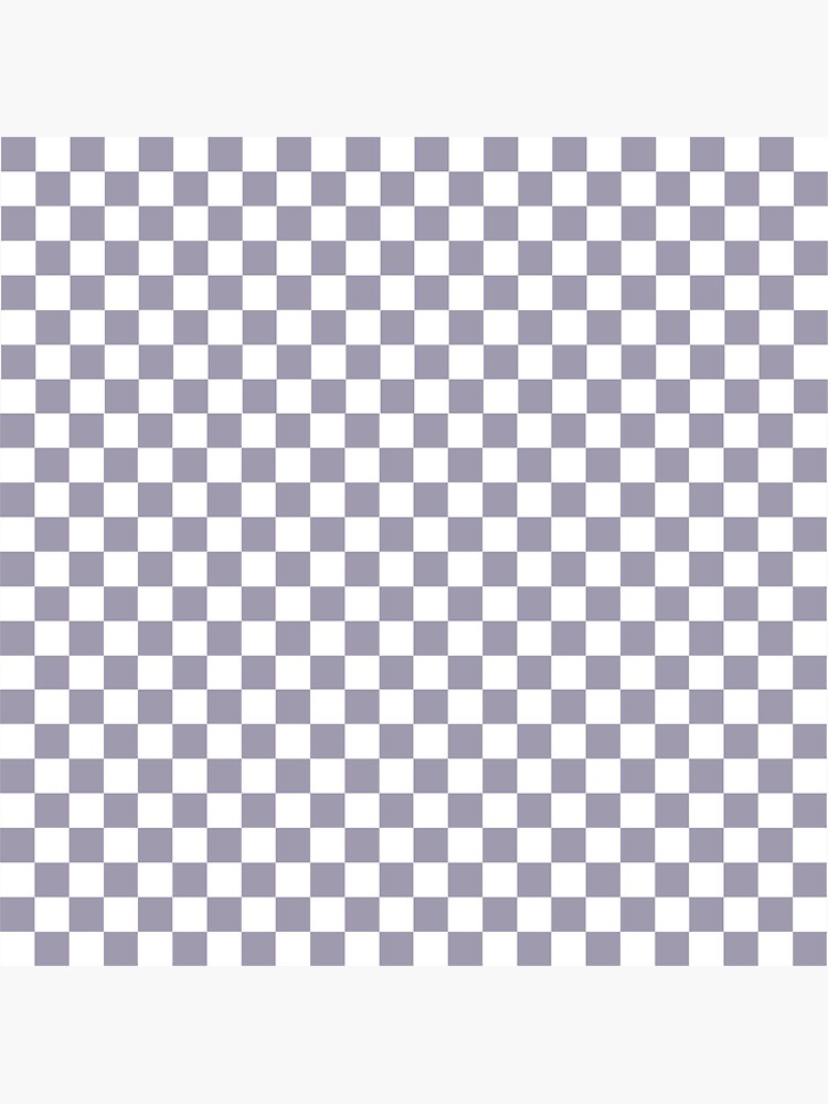 "Lavender Aura and White Check Coloured Pattern - Chequered, Checkered ...