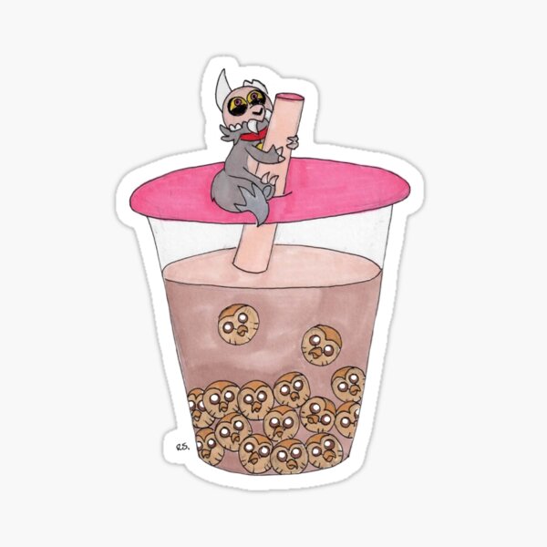 "Owl House Bubble Tea" Sticker for Sale by Doodling-Dragon | Redbubble