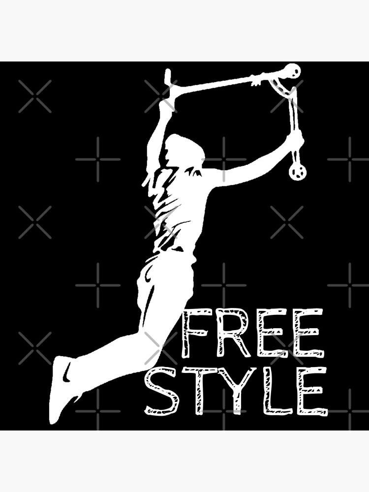 "Stunt Scooter Rider, Silhouette Scootering, Racing Trick Racer" Poster ...