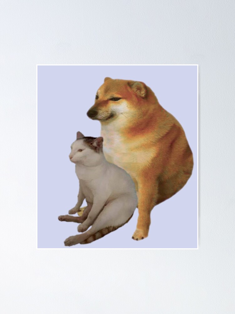 "Cheems" Poster by FelixAterni | Redbubble