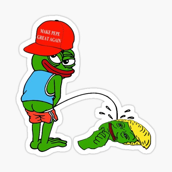 "Pepe - Make Pepe Great Again" Sticker for Sale by StickerTicker ...