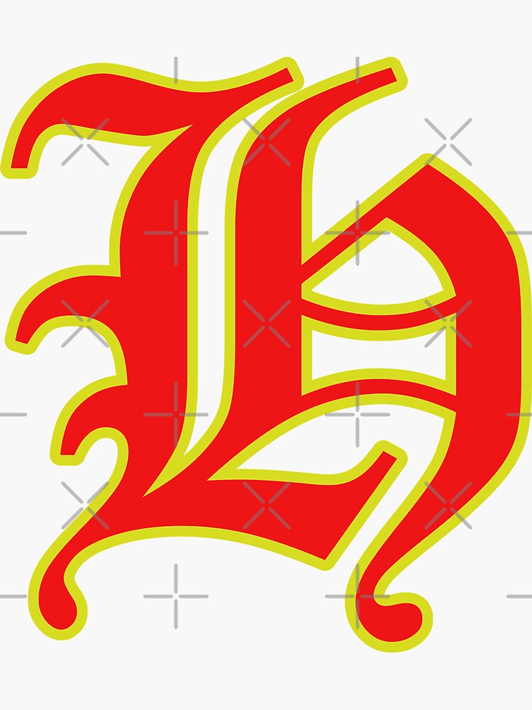 "Letter H - Old English Style Font" Sticker for Sale by Quotes-I-Wear ...