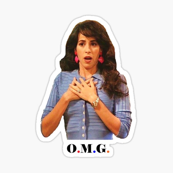"Janice’s OMG. " Sticker for Sale by Sketchroba | Redbubble