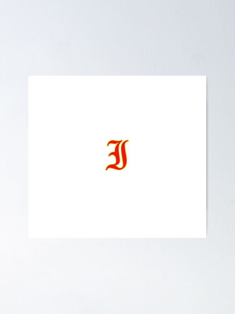 Letter I Old English Style Font Poster By Quotes I Wear Redbubble letter-i-old-english-style-font-poster-by-quotes-i-wear-redbubble