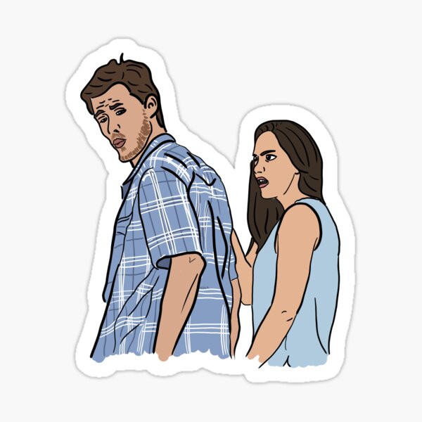 Paper & Party Supplies Stickers, Labels & Tags Set of 6 Funny Disloyal ...