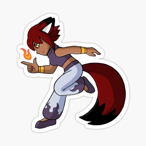 "Rubi Little Flame" Sticker for Sale by SarahGolliday | Redbubble
