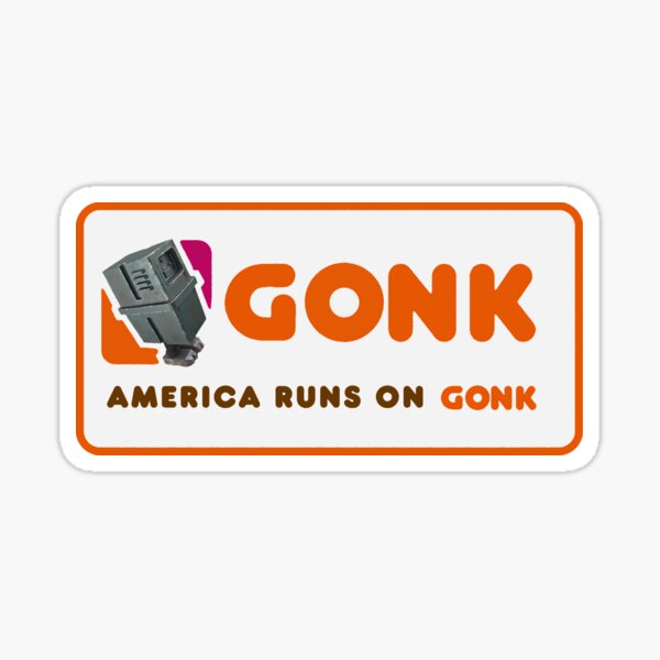 "Gonk Droid Dunkin " Sticker for Sale by fomodesigns | Redbubble