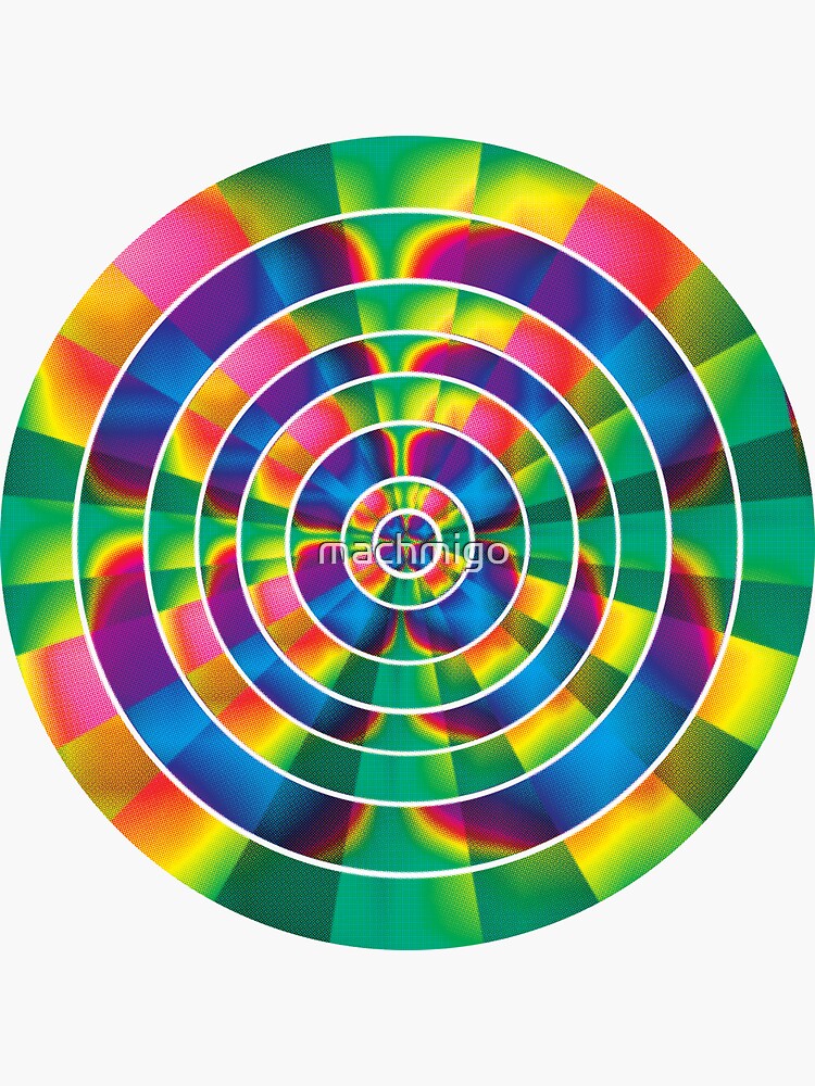 "Color Wheel" Sticker by machmigo | Redbubble
