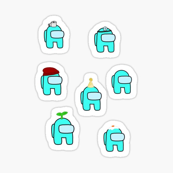 "Cyan Sticker Pack" Sticker by IsaMakesArt | Redbubble
