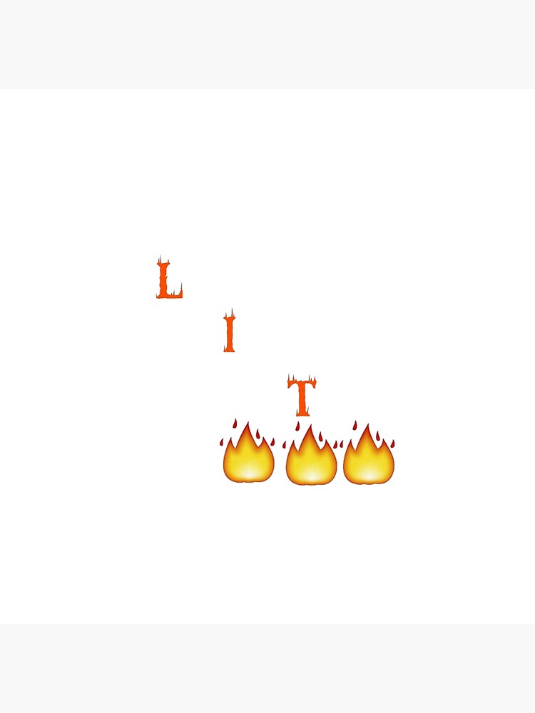 "LIT EMOJI." Art Print by Jpthreads | Redbubble