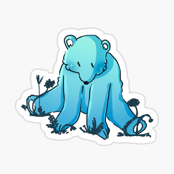 "Blue Bear" Sticker for Sale by Designs-By-Emma | Redbubble