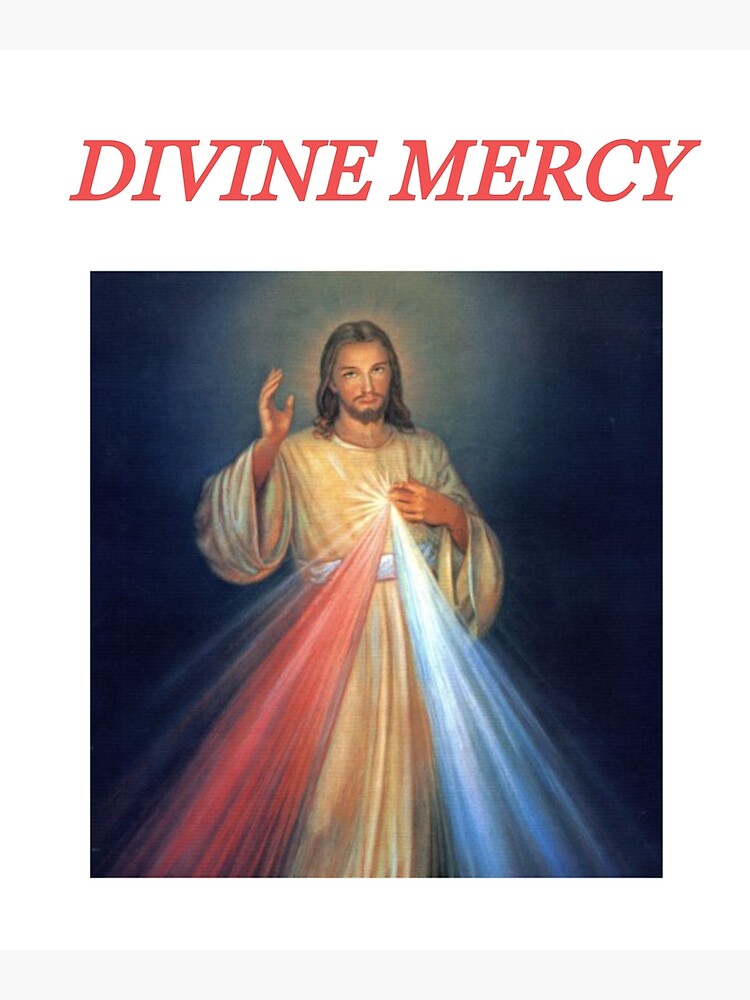 "Divine Mercy" Poster for Sale by Shoproundtheweb | Redbubble
