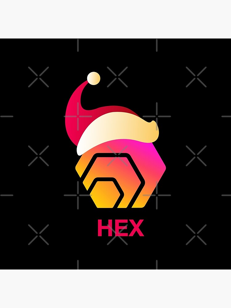 "Christmas HEX Crypto Currency Logo" Poster for Sale by CastleAcadia ...