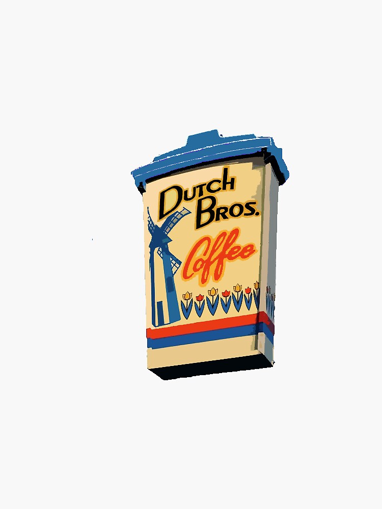 "Dutch Bros sign " Sticker for Sale by Katee-Maynee | Redbubble