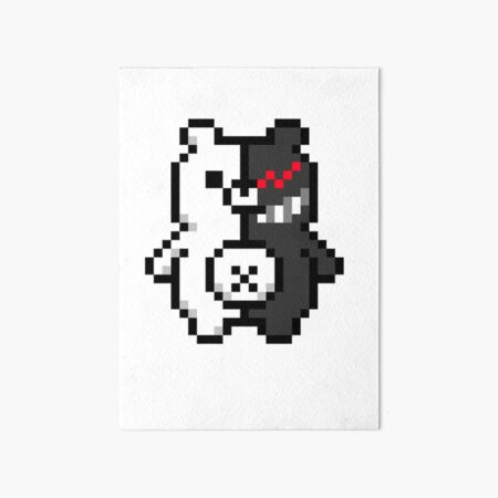 "Pixel Monokuma" Art Board Print for Sale by otaku-art | Redbubble