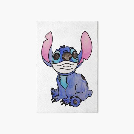 "Stitch" Art Board Print by picafo | Redbubble