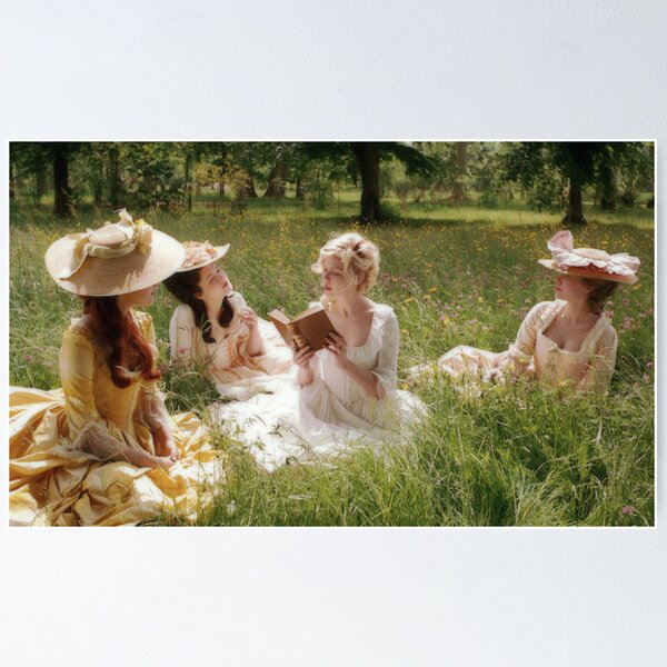 "Marie Antoinette Reading in the Field" Poster for Sale by lalaroseeeee ...