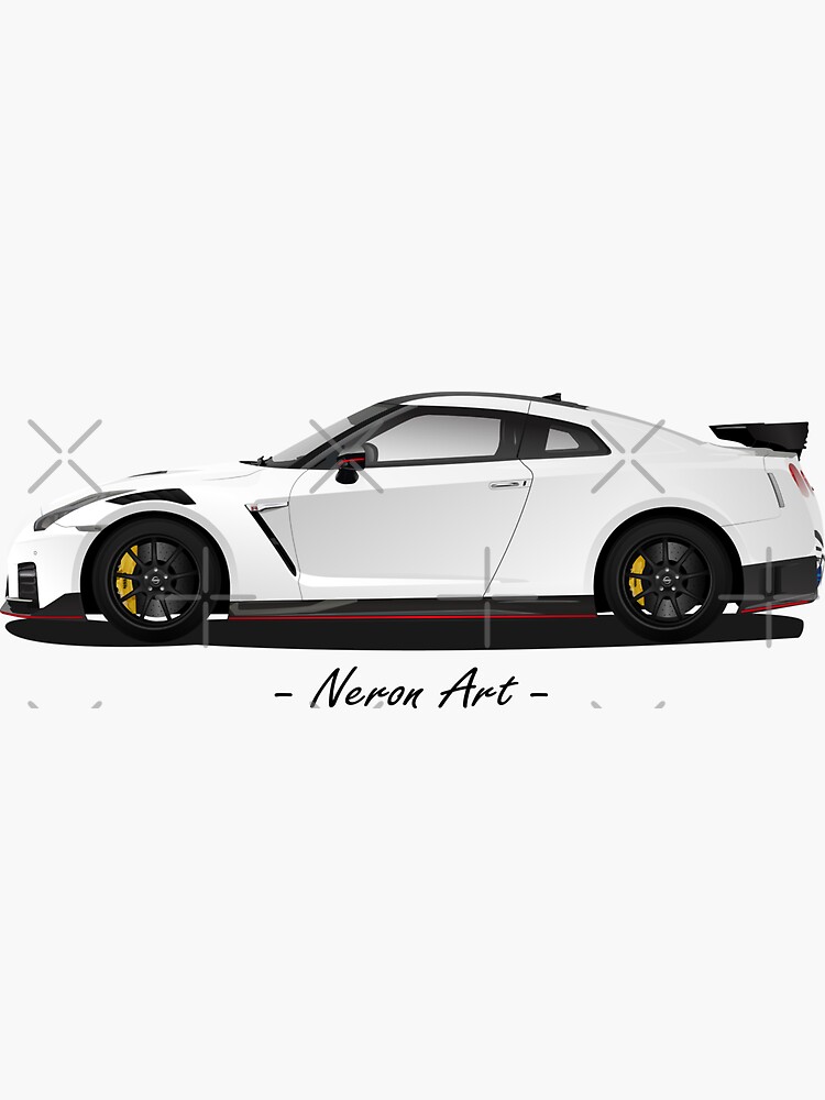 "GTR R35" Sticker by NERON-ART | Redbubble