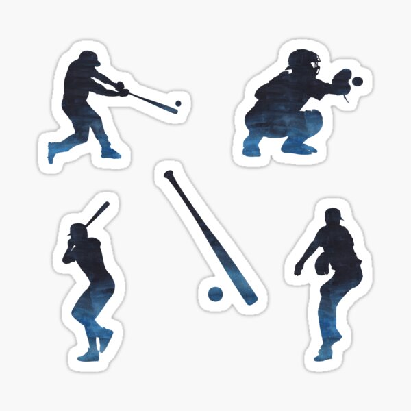 "Baseball Sticker Pack" Sticker for Sale by Primroaddesigns | Redbubble
