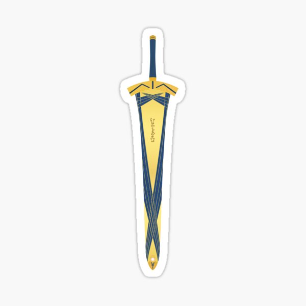 "Excalibur (Sheathed/Down)" Sticker for Sale by KandataOG | Redbubble