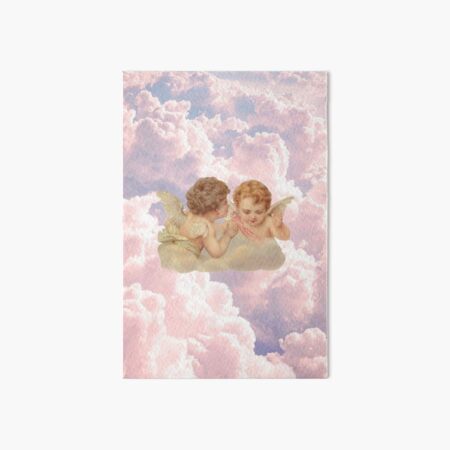 "Cherubs in Purple Clouds Renaissance Aesthetic" Art Board Print by ...