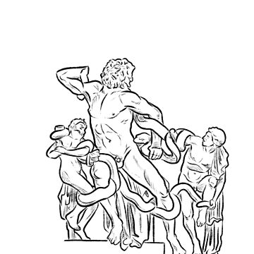 "Laocoon and His Sons Design" Poster by SrDeathSorrows | Redbubble