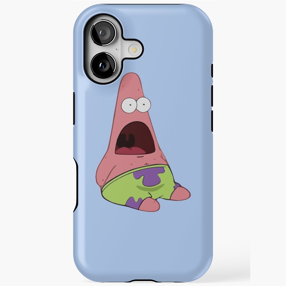 "shocked patrick" Sticker for Sale by albamiller | Redbubble