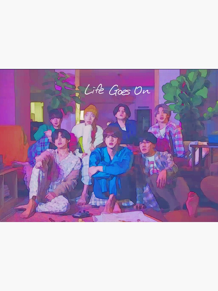 "Bits Life Goes On" Sticker for Sale by PurpleRose20 | Redbubble