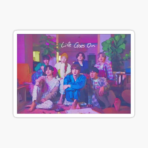 "Bits Life Goes On" Sticker for Sale by PurpleRose20 | Redbubble