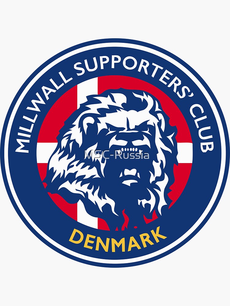 "Millwall Denmark" Sticker by MSC-Russia | Redbubble