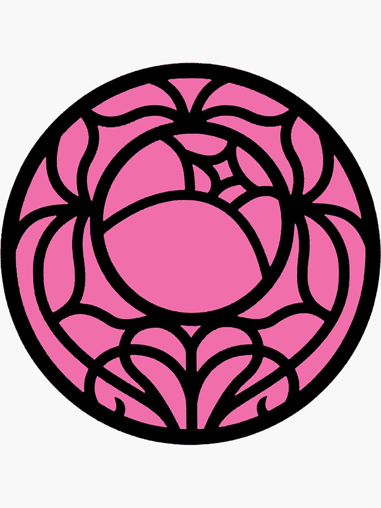"Revolutionary Rose Crest" Sticker for Sale by hanyaan | Redbubble