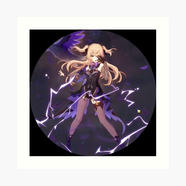 "Genshin Impact - Fischl Summoning Banner" Art Print by HandyBrandy ...