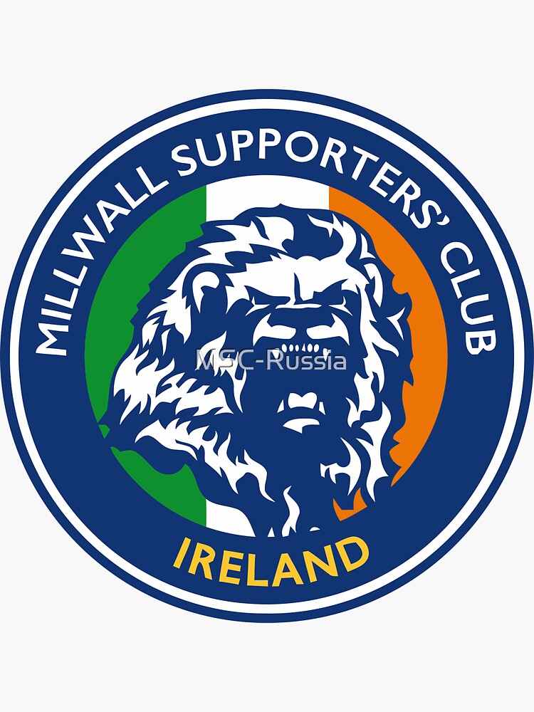"Millwall Ireland" Sticker for Sale by MSC-Russia | Redbubble